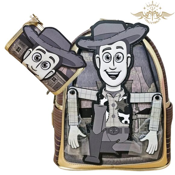 Loungefly | Bags | Loungefly Disney Toy Story Woody Puppet Mini ...